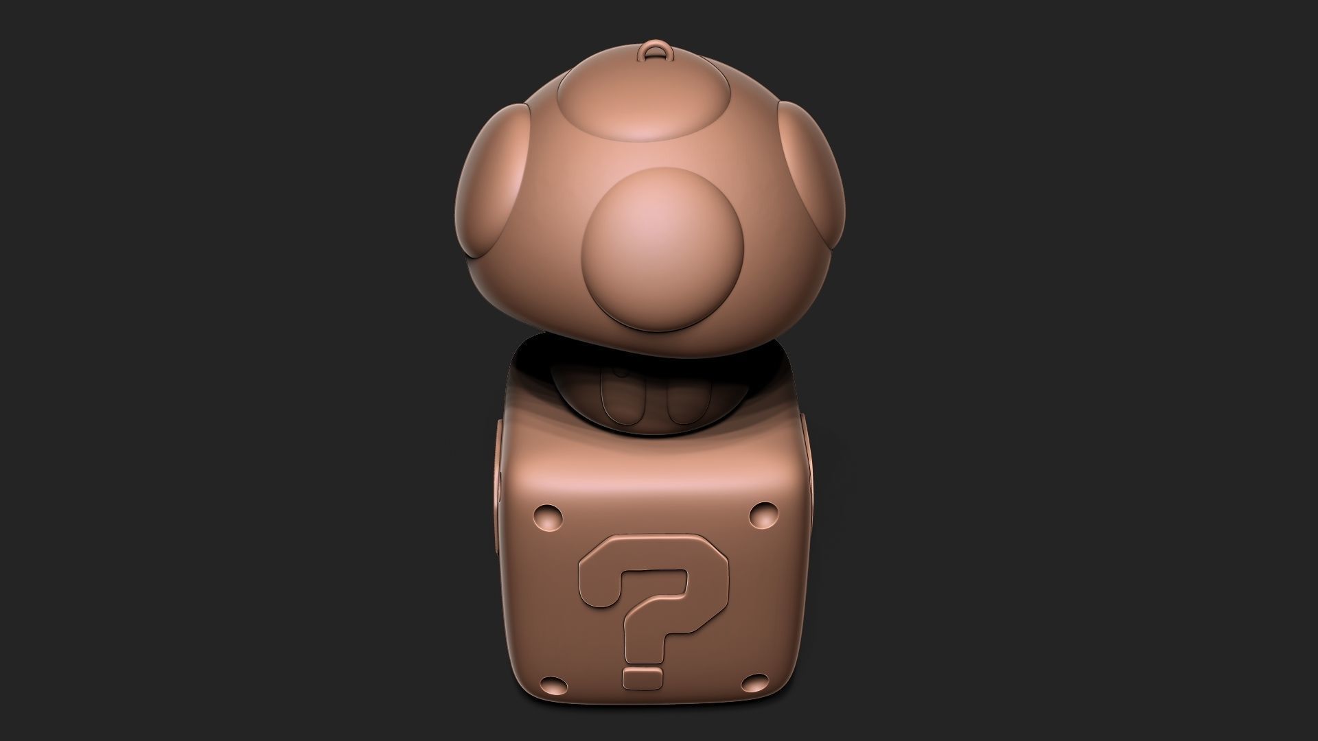 Super Mario keychain 3D model 3D printable | CGTrader