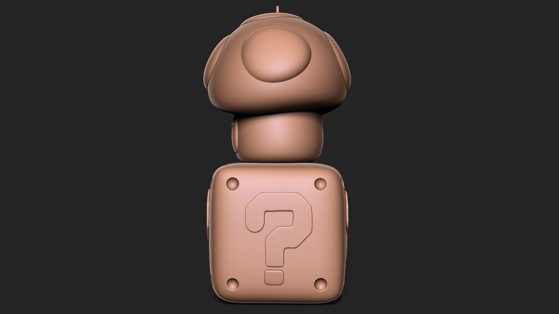 Super Mario keychain 3D model 3D printable | CGTrader