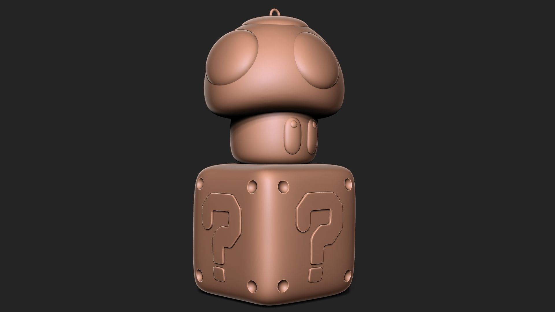 Super Mario keychain 3D model 3D printable | CGTrader