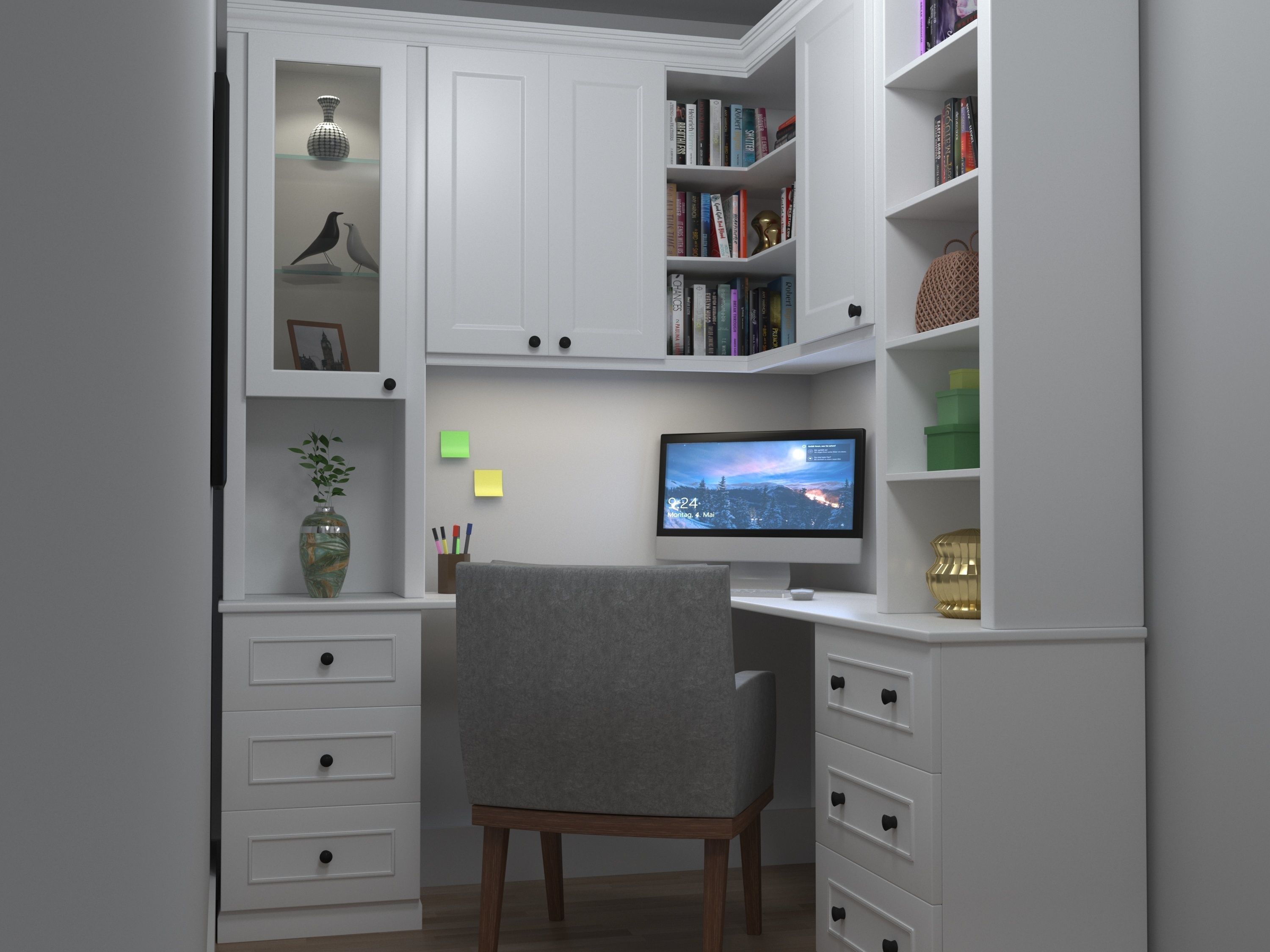 Study Room 3D model | CGTrader