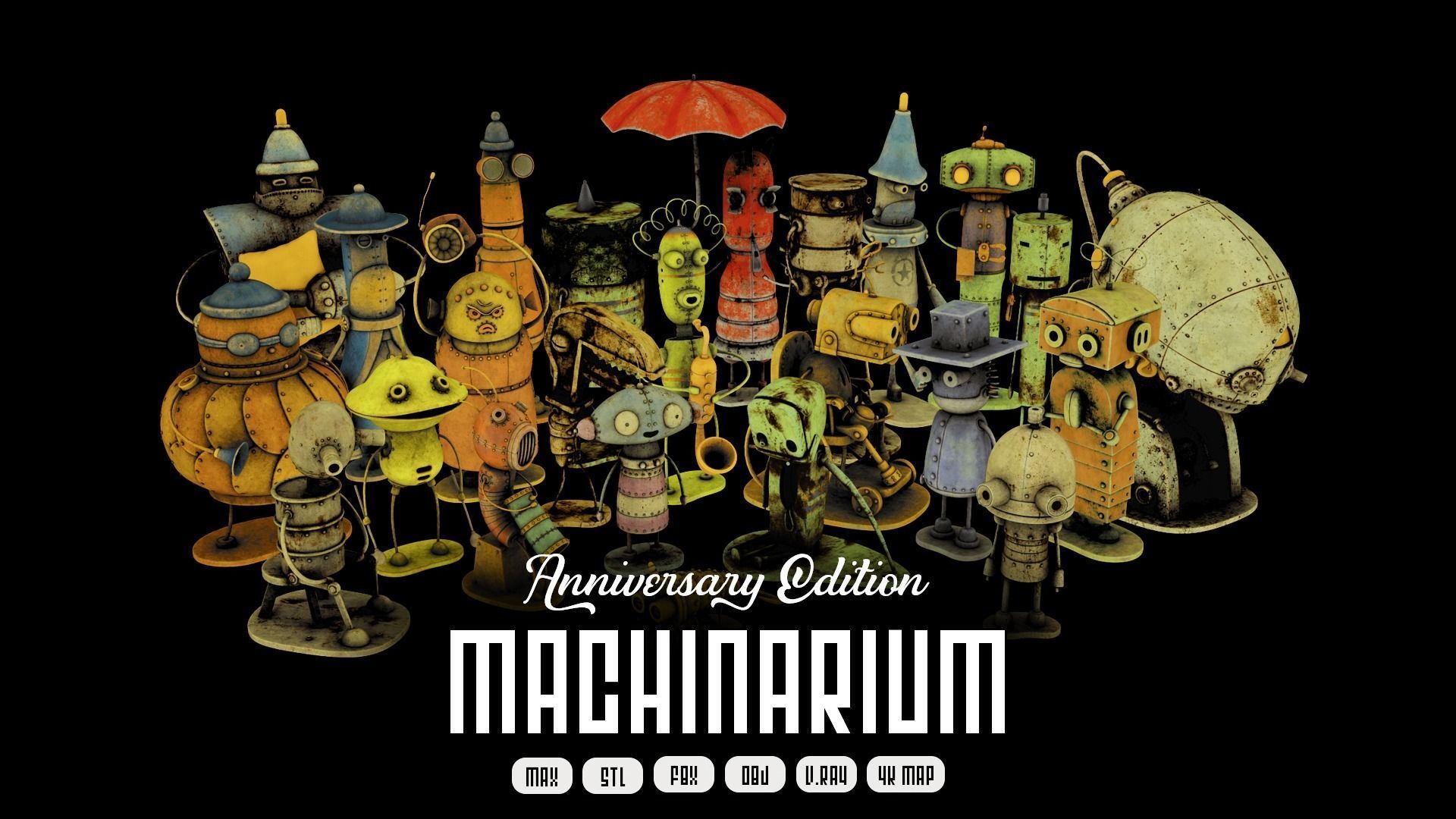 Machinarium Anniversary Edition 3D model | CGTrader