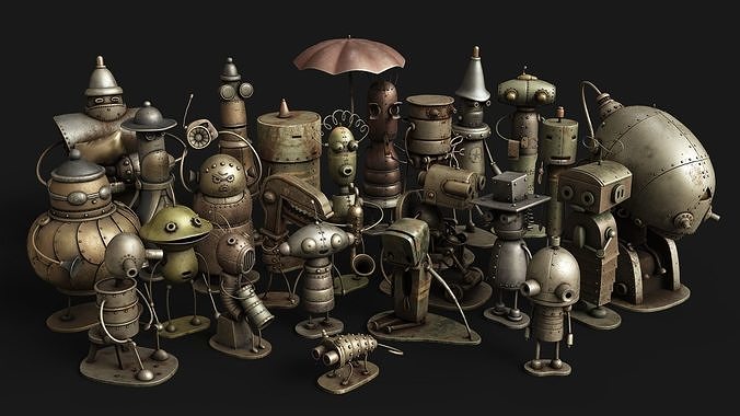 Machinarium Anniversary Edition 3D model | CGTrader