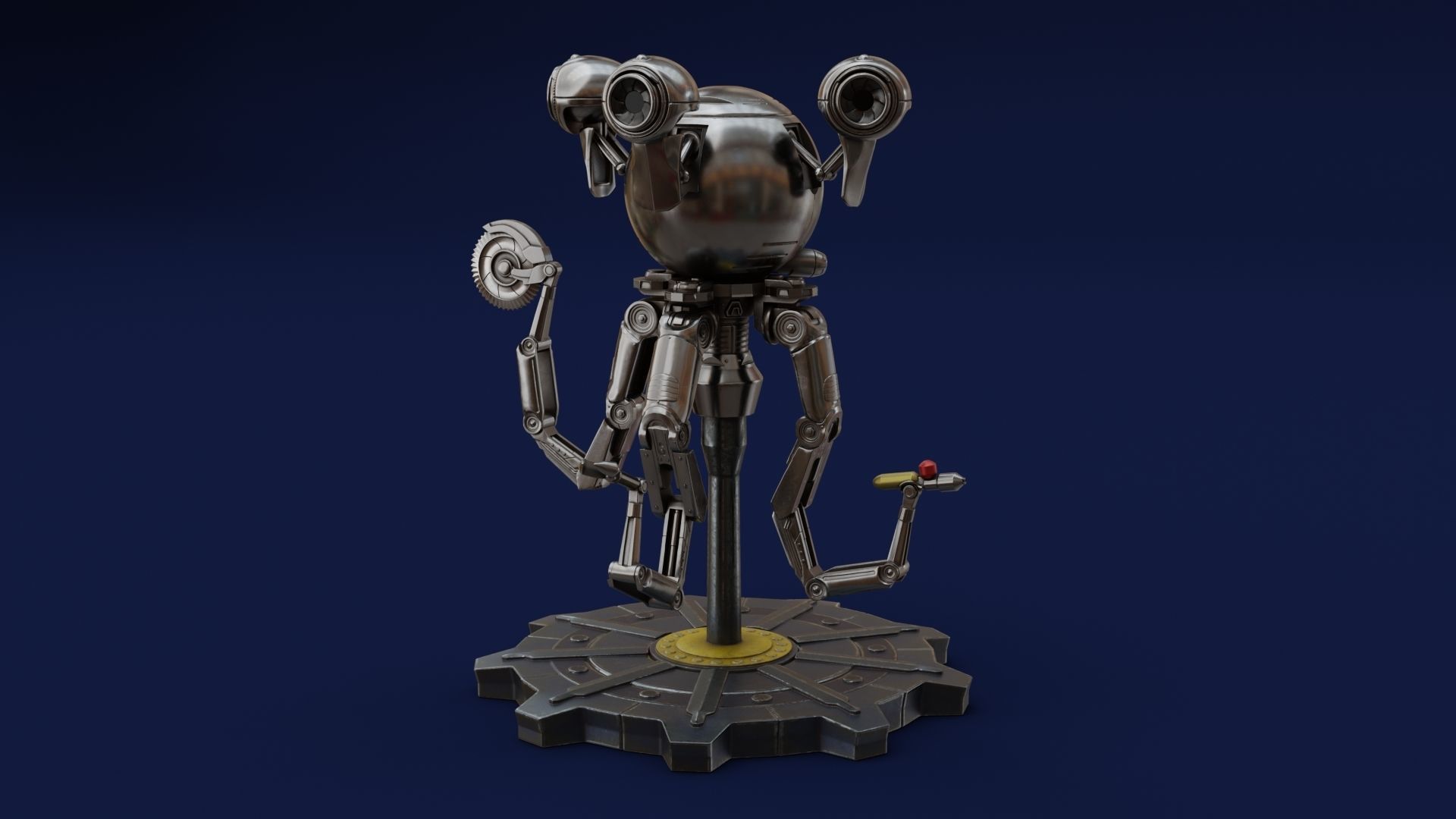 Fallout Codsworth 3D model 3D printable | CGTrader