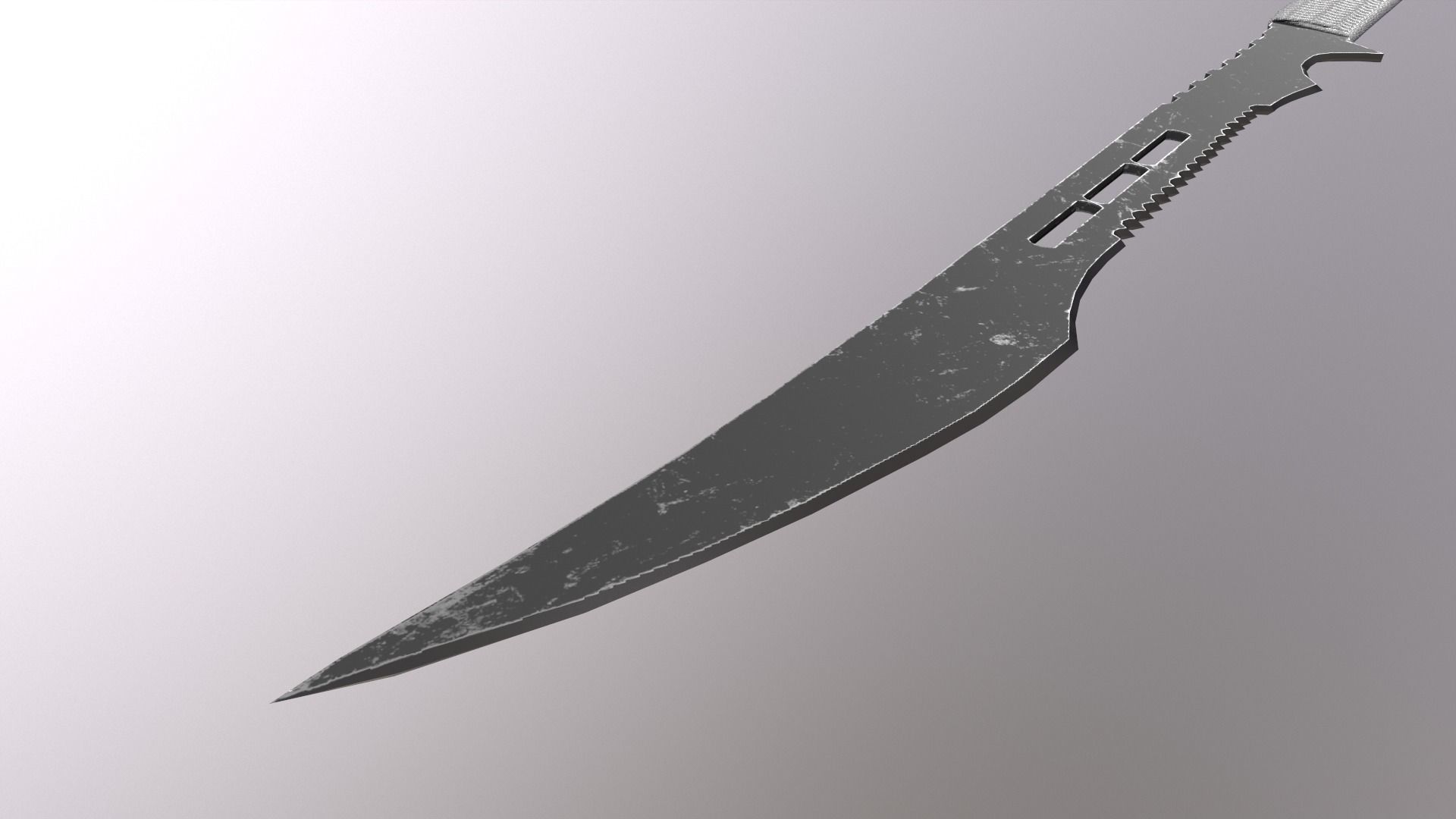 3D model Modern Tactical Sword VR / AR / low-poly | CGTrader