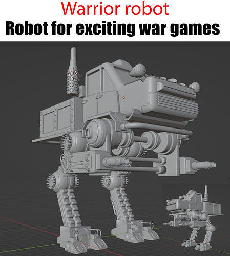 war machine 3D model | CGTrader