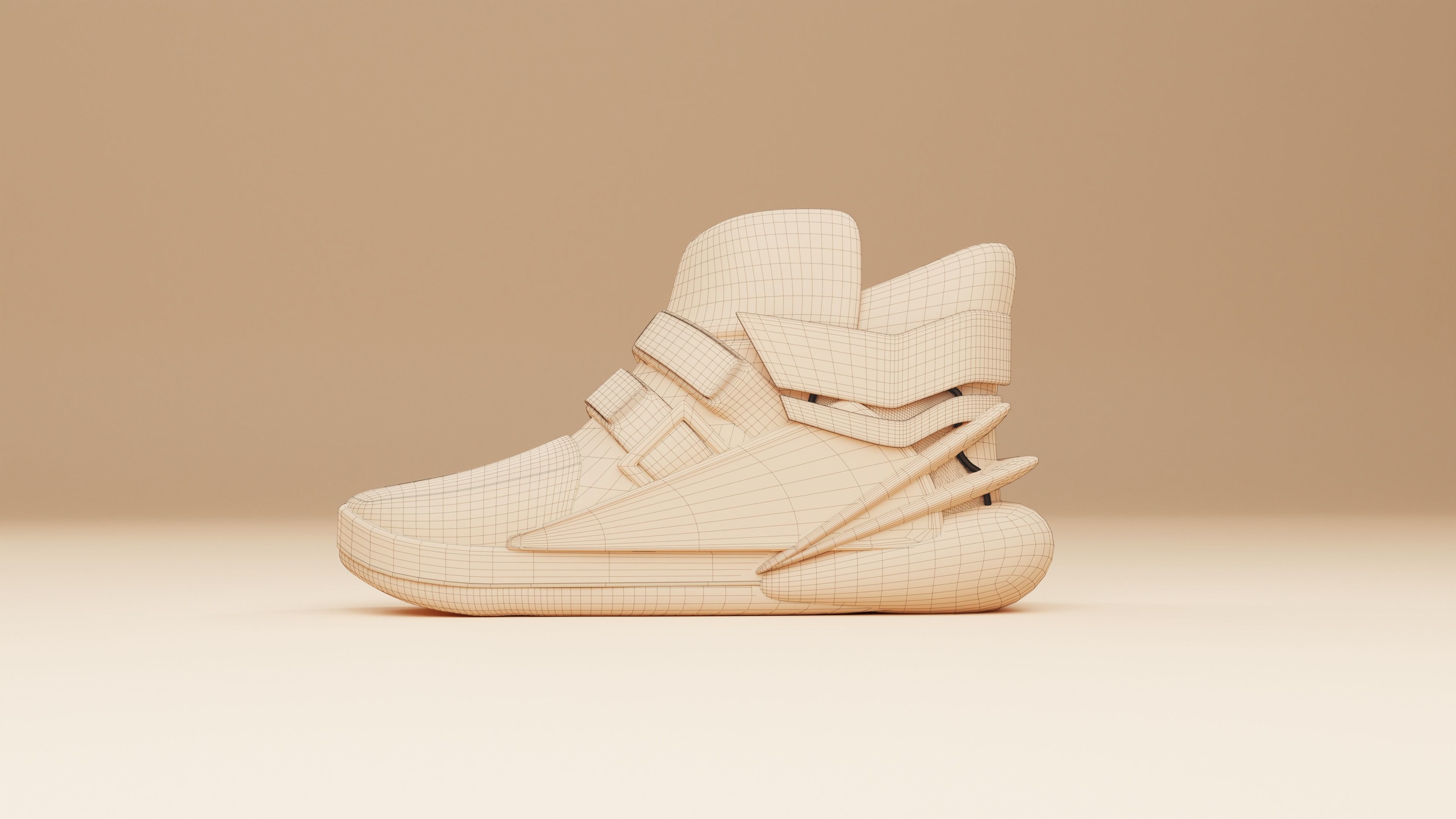 Futuristic Shoe 3D model | CGTrader