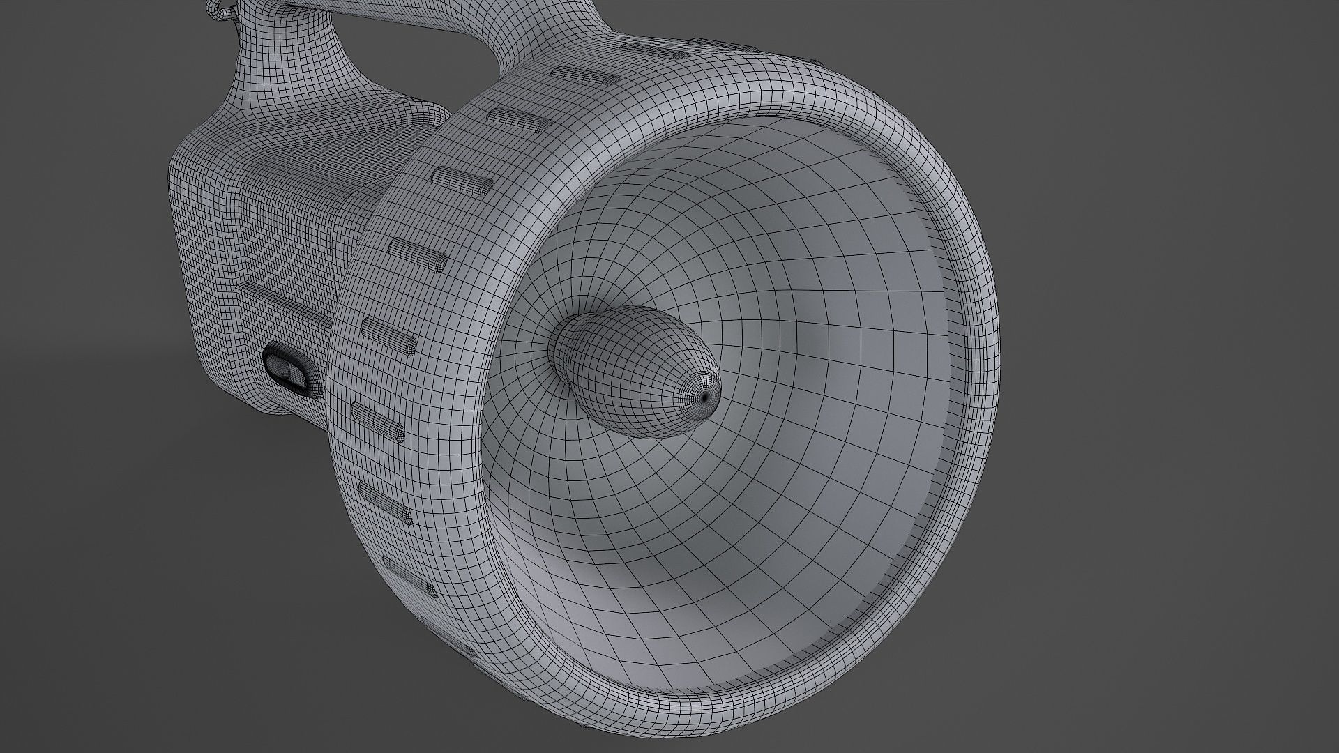Handheld Rechargeable Flash Light 3D model | CGTrader