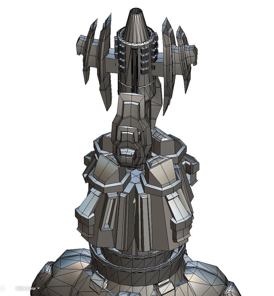 3D model Robotic Automatic Laser Cannon VR / AR / low-poly | CGTrader