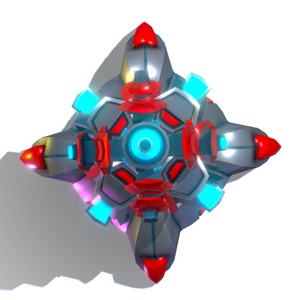 3D model Robotic Automatic Laser Cannon VR / AR / low-poly | CGTrader