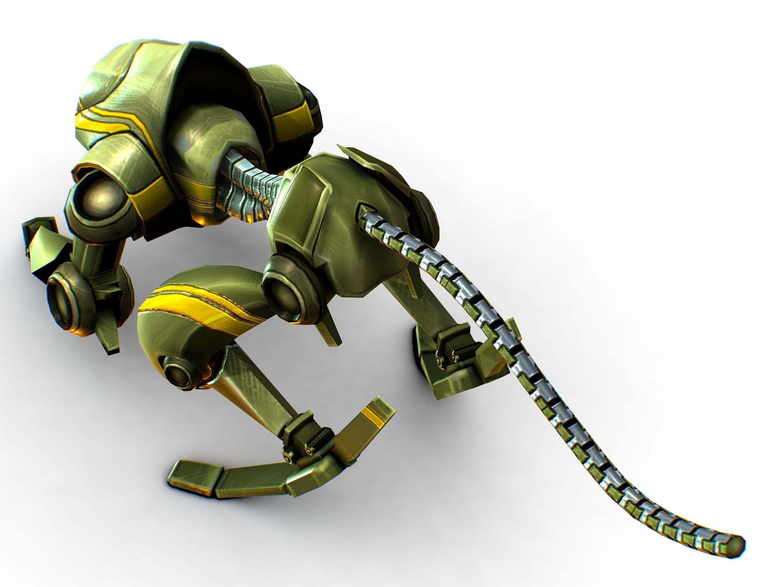 3D model Military Robot Drone Cat Animal VR / AR / low-poly | CGTrader