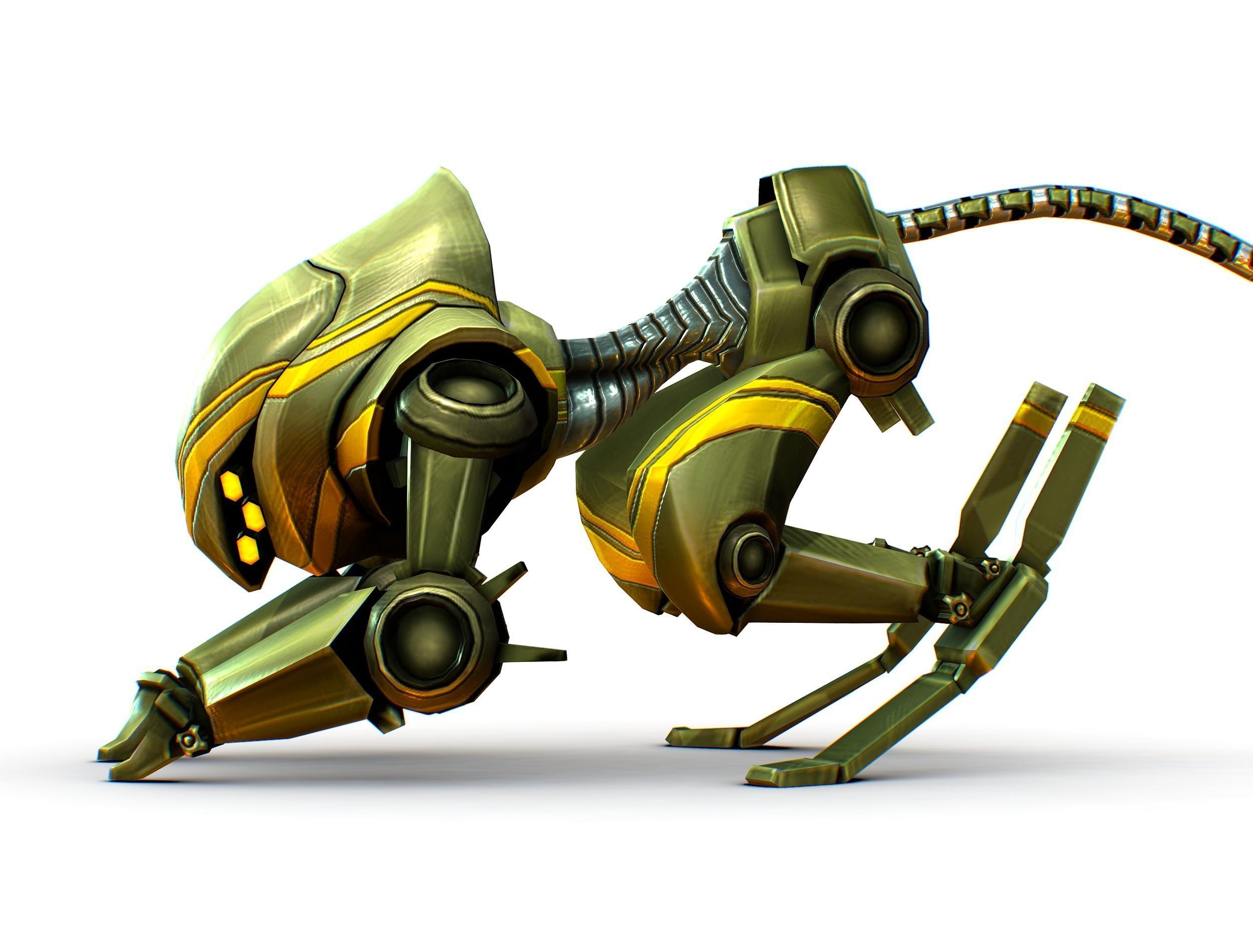 3D model Military Robot Drone Cat Animal VR / AR / low-poly | CGTrader