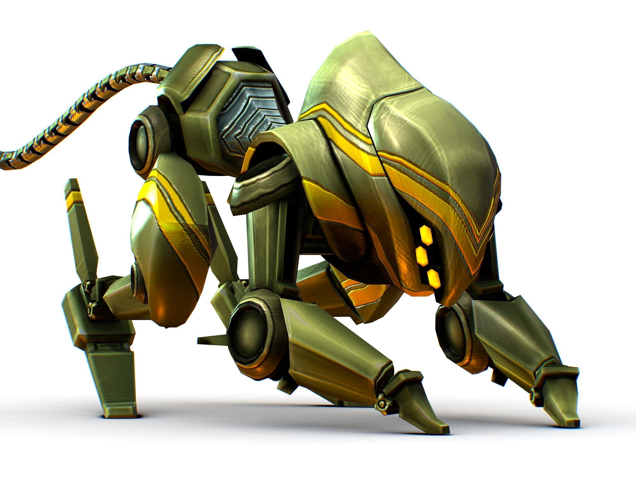 3D model Military Robot Drone Cat Animal VR / AR / low-poly | CGTrader