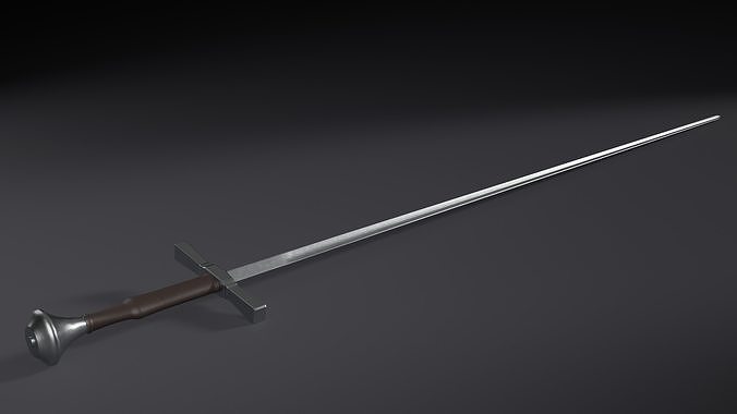 3D model Estoc Thrusting Sword VR / AR / low-poly | CGTrader