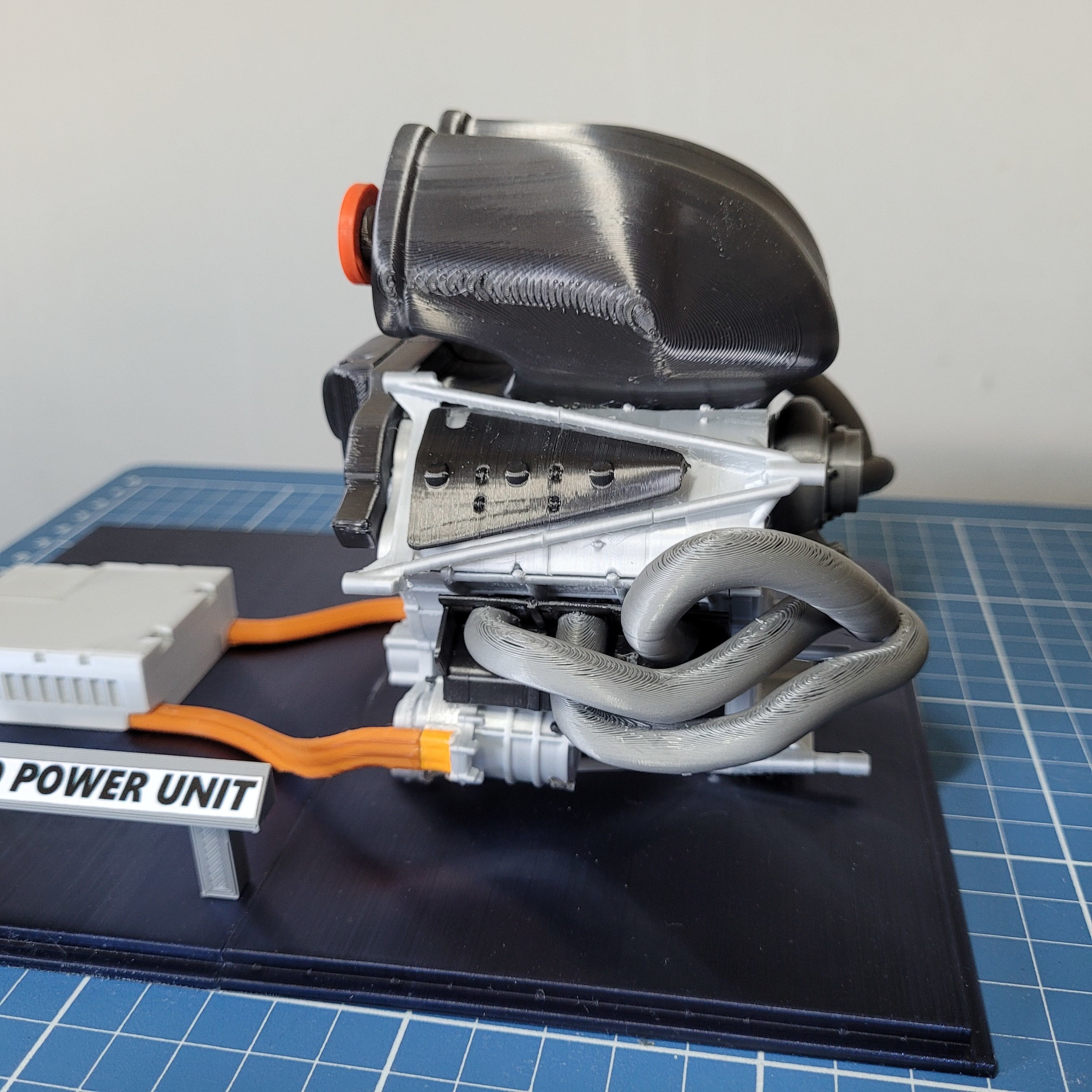 F1 HYBRID ENGINE STL FILES 3D model 3D printable | CGTrader