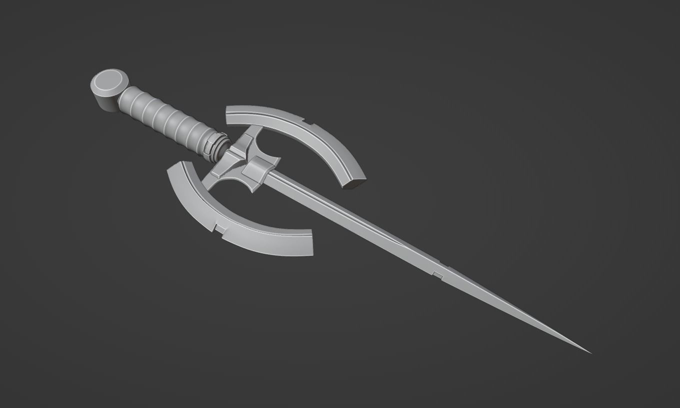 Kitana sai - Hotarus Dagger 3D model 3D printable | CGTrader