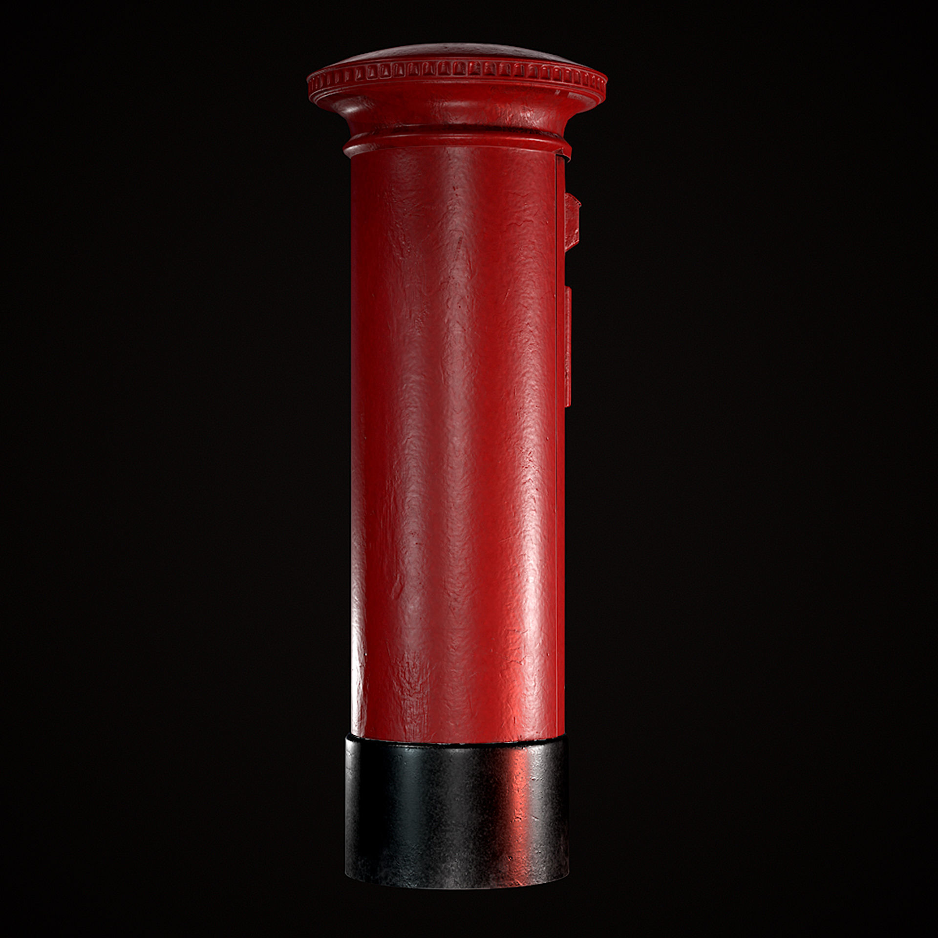 3D model Royal PostBox Low Poly PBR VR / AR / low-poly | CGTrader
