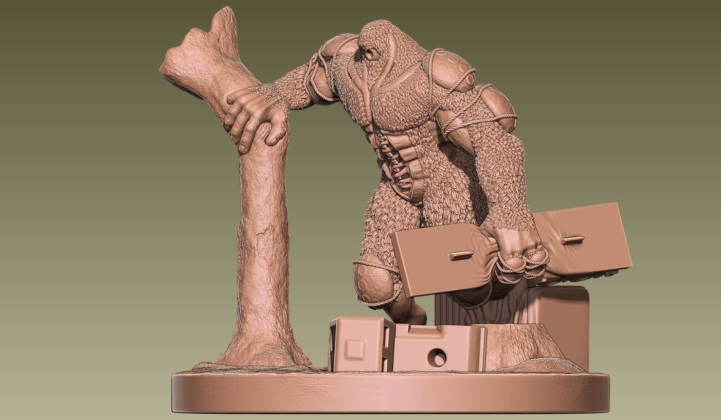 Mapinguari the Amazon Guardian 3D model | CGTrader