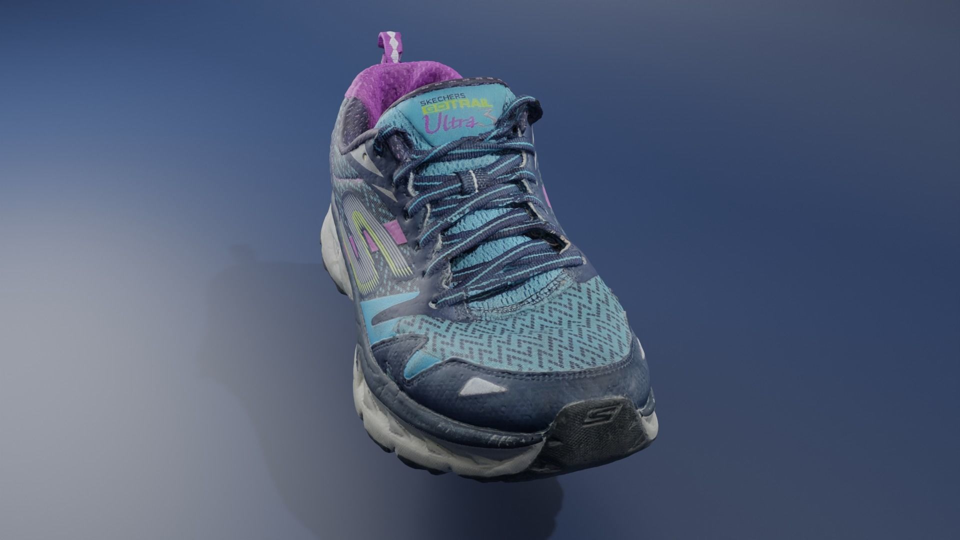 3D model LOW POLY GAME READY PHOTOSCANNED SHOE VR / AR / low-poly ...