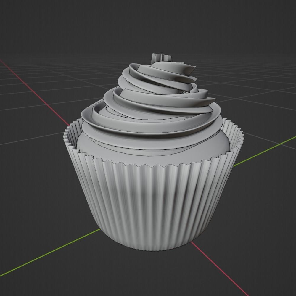 Cupcake 3D model | CGTrader