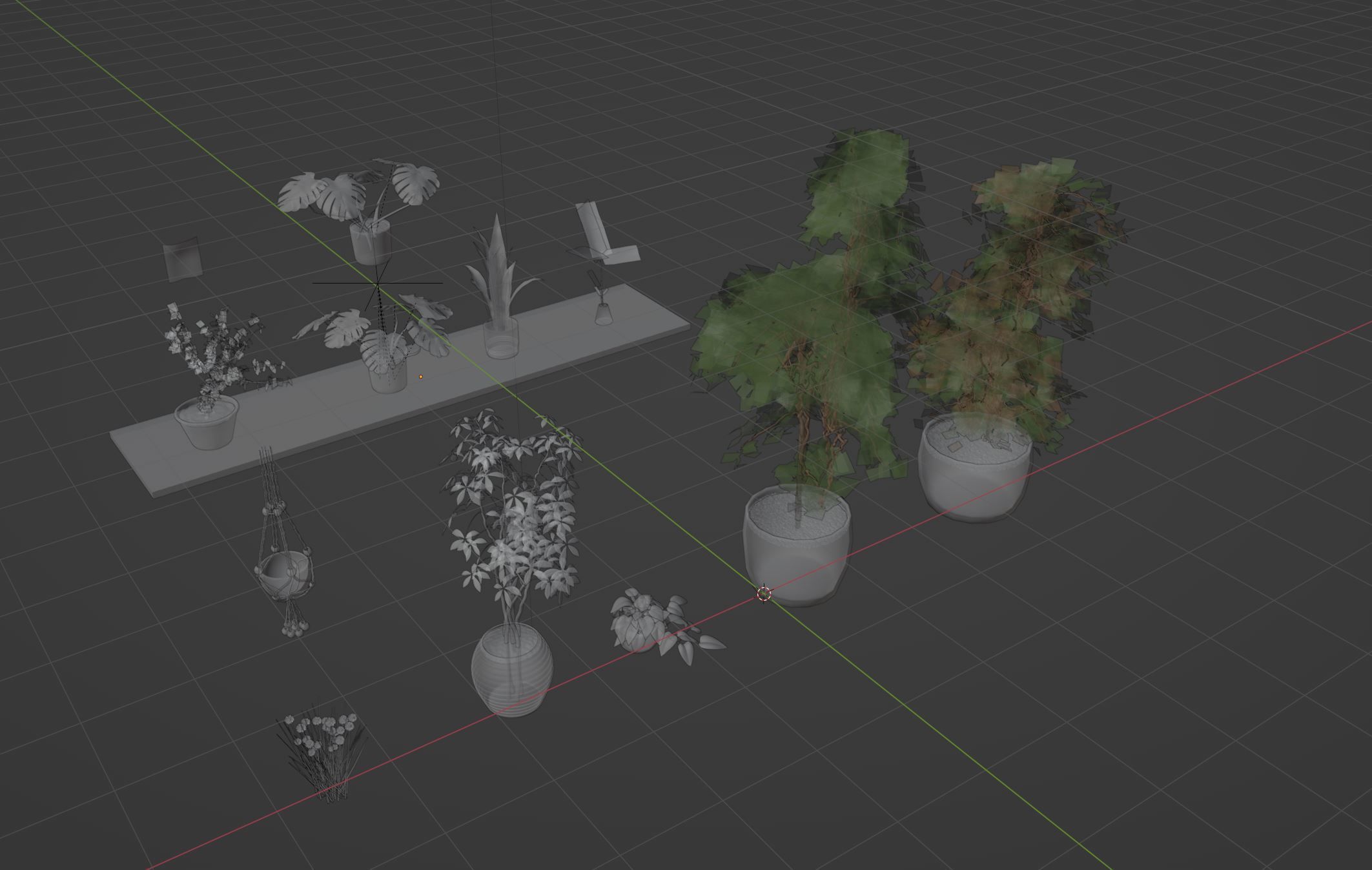 Indoor Plant Asset Pack 3D model | CGTrader