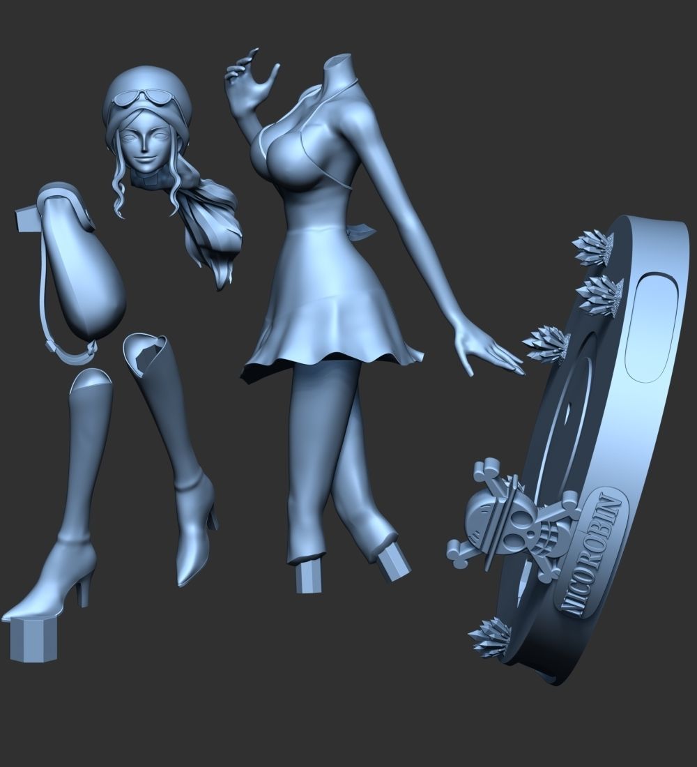 Nico Robin - One Piece 3D model 3D printable | CGTrader