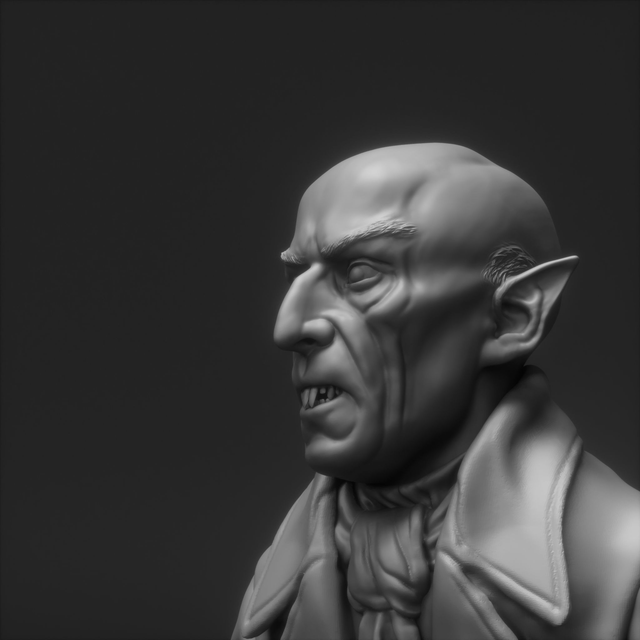 Max Schreck - Count Orlok - Nosferatu 1922 3D model 3D printable | CGTrader