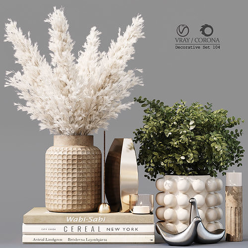 Decorative Set 104 3D model | CGTrader