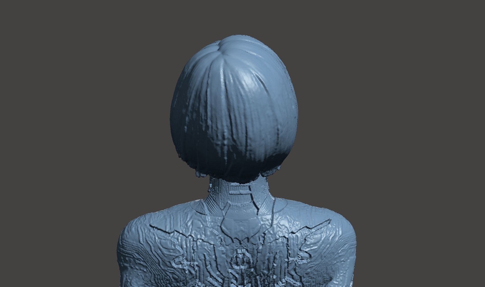 CORTANA HALO 4 - ULTRA HIGH DETAILED SURFACE-GAME ACCURATE STL 3D model ...