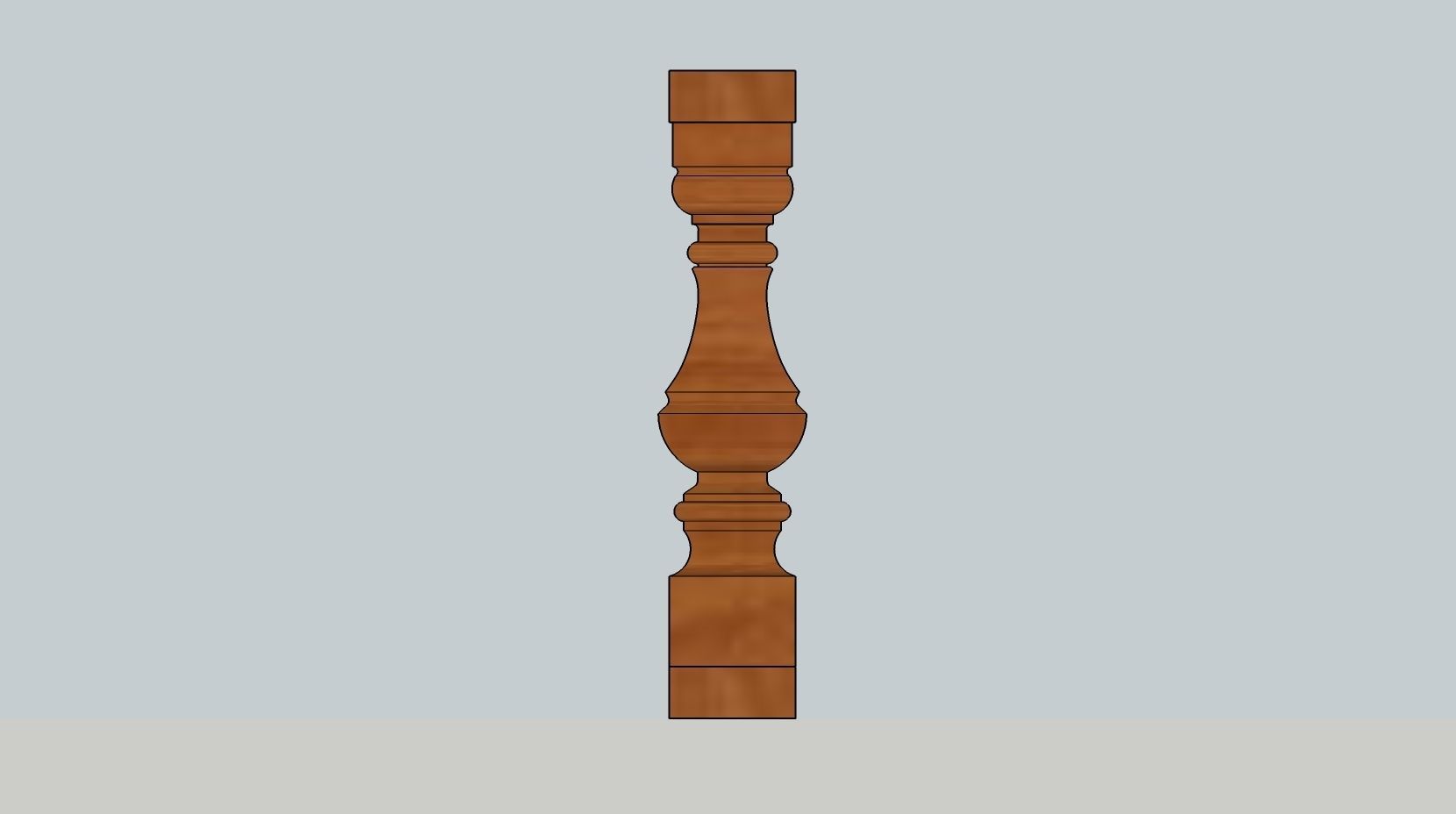 Baluster 3D Model Download 3D model Sketchup 3D model 3D model | CGTrader
