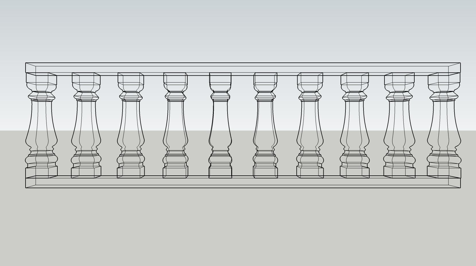Baluster 3D Model Download 3D model Sketchup 3D model 3D model | CGTrader
