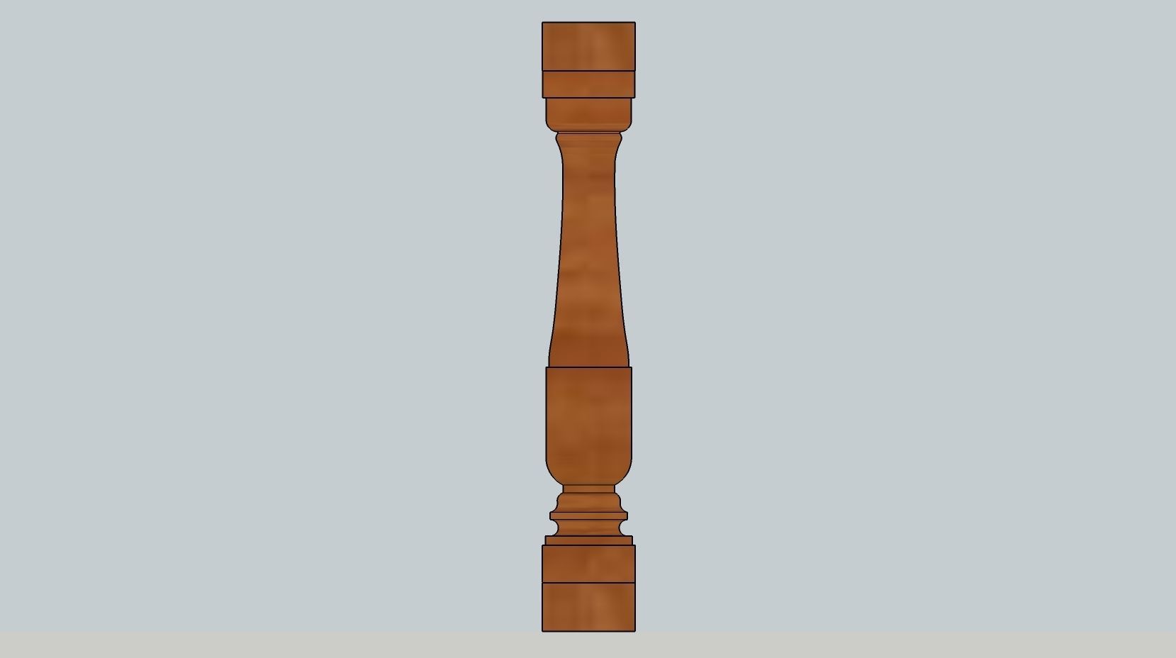 Baluster 3D Model Download 3D model Sketchup 3D model 3D model | CGTrader