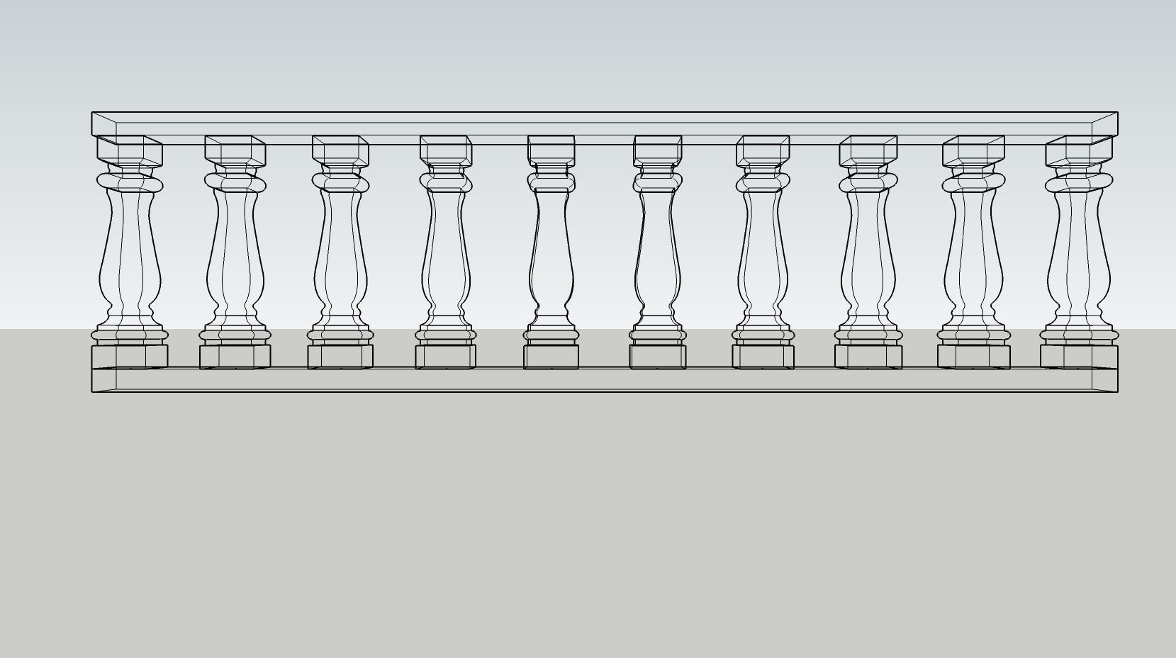 Baluster 3D Model Download 3D model Sketchup 3D model 3D model | CGTrader