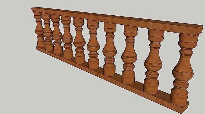 Baluster 3D Model Download 3D model Sketchup 3D model 3D model | CGTrader