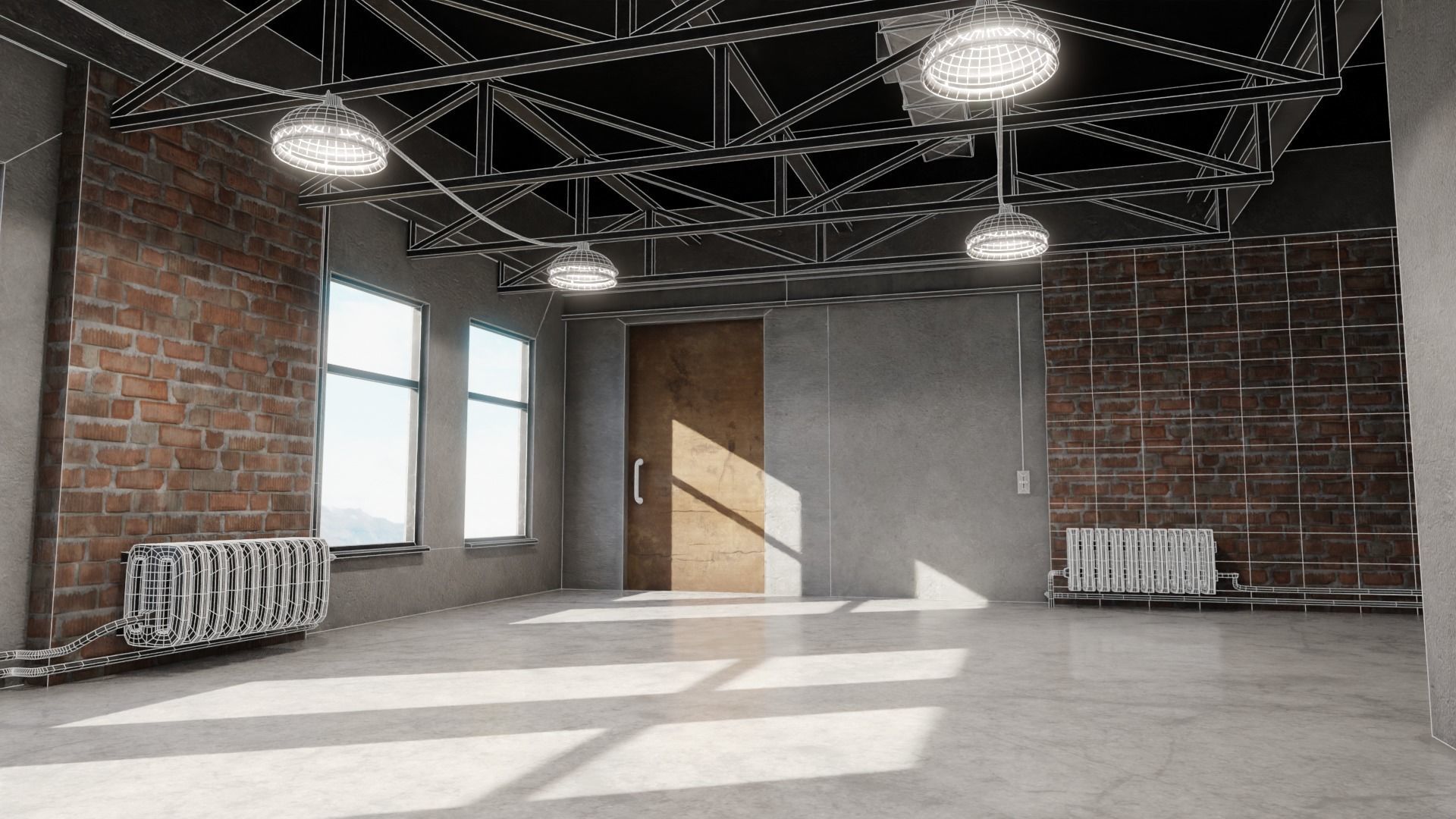 3D model Industrial Loft with 8K and 4K Textures VR / AR / low-poly ...