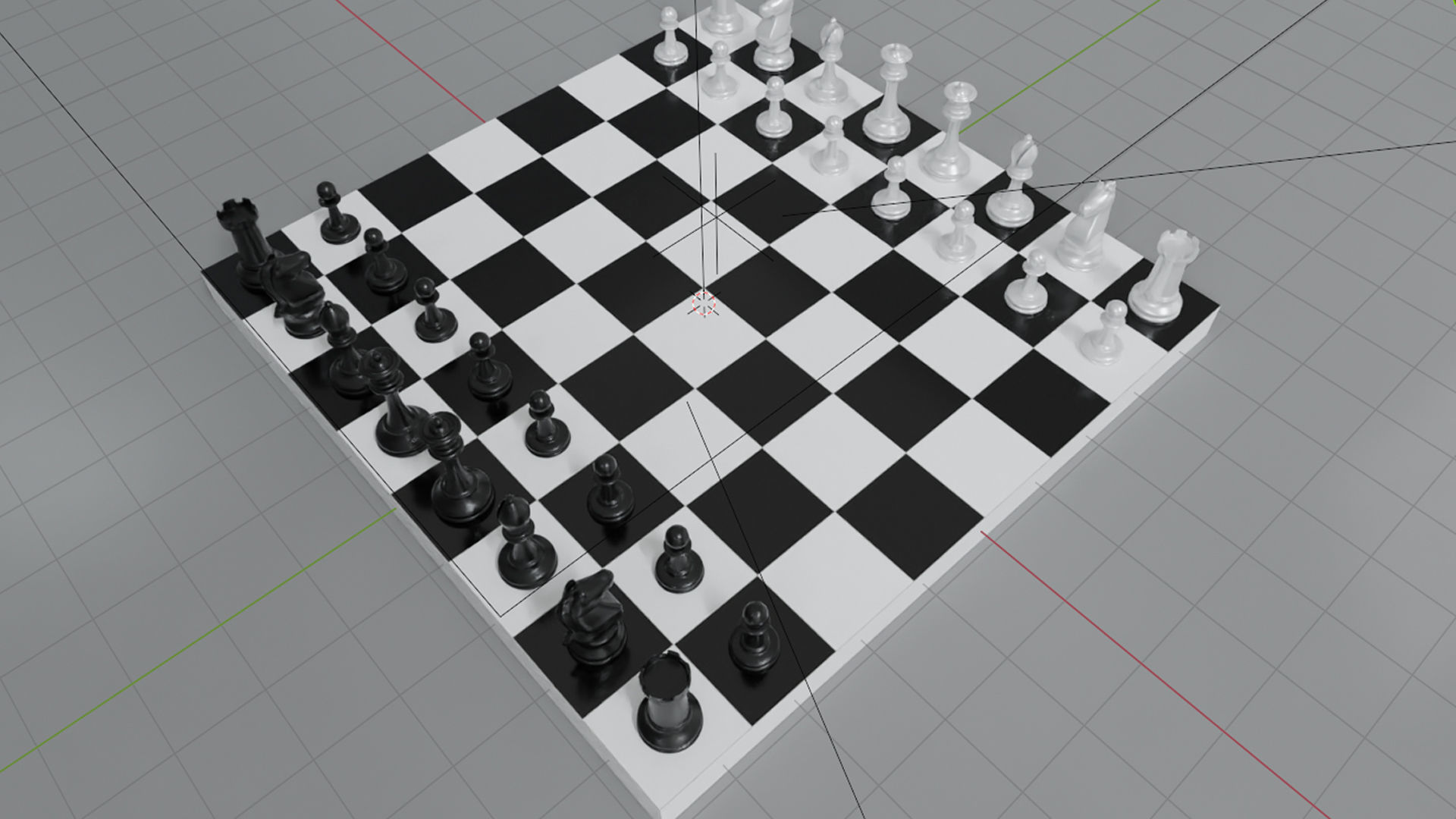 Chess Pieces 3D Model 3D model | CGTrader