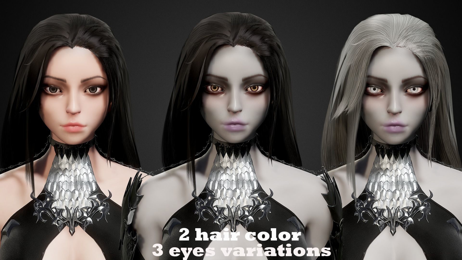 3D model Vampire Girl Drusilla VR / AR / low-poly | CGTrader