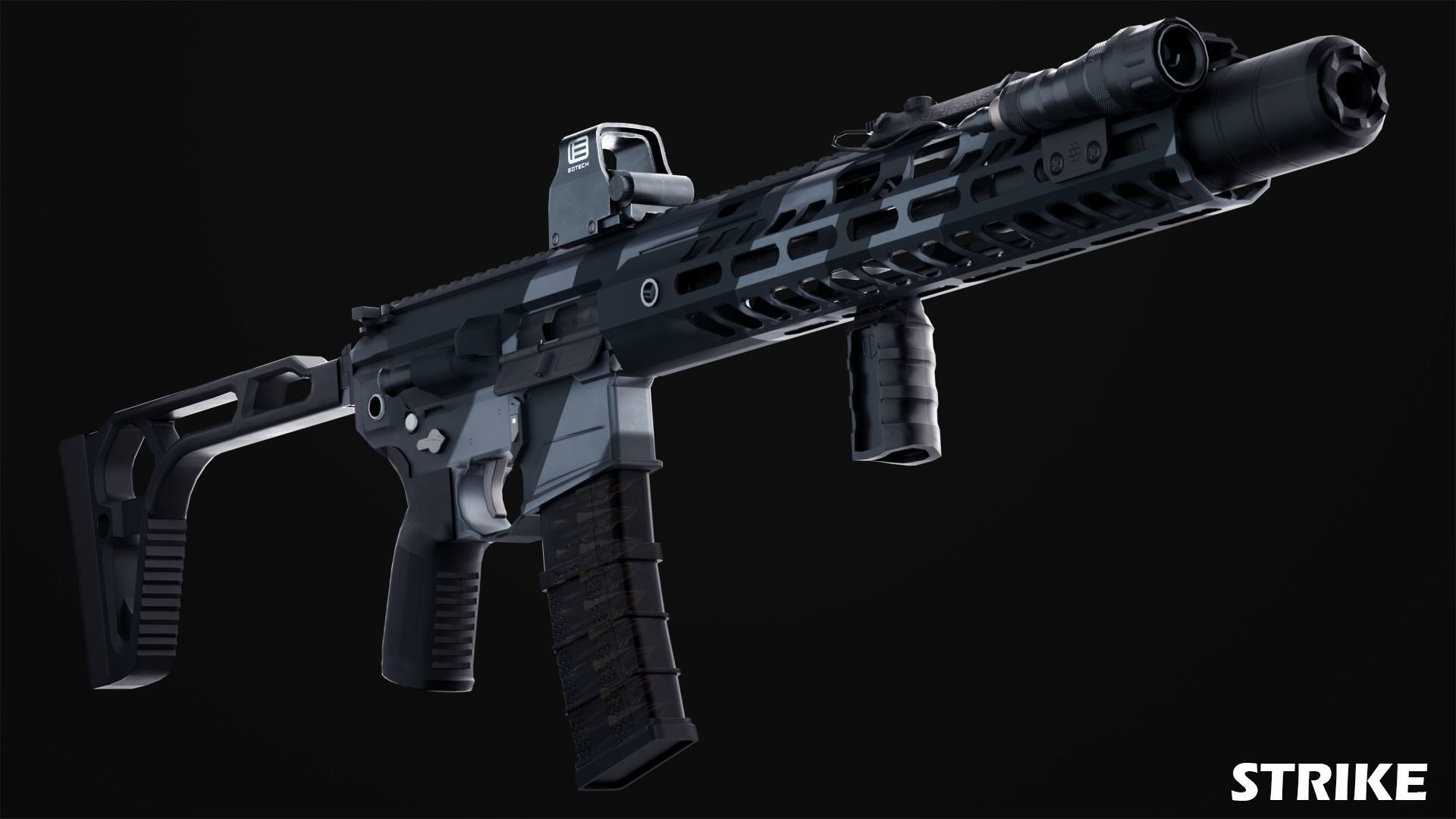 3D model Sig Sauer MCX Virtus Game Ready Gun VR / AR / low-poly | CGTrader