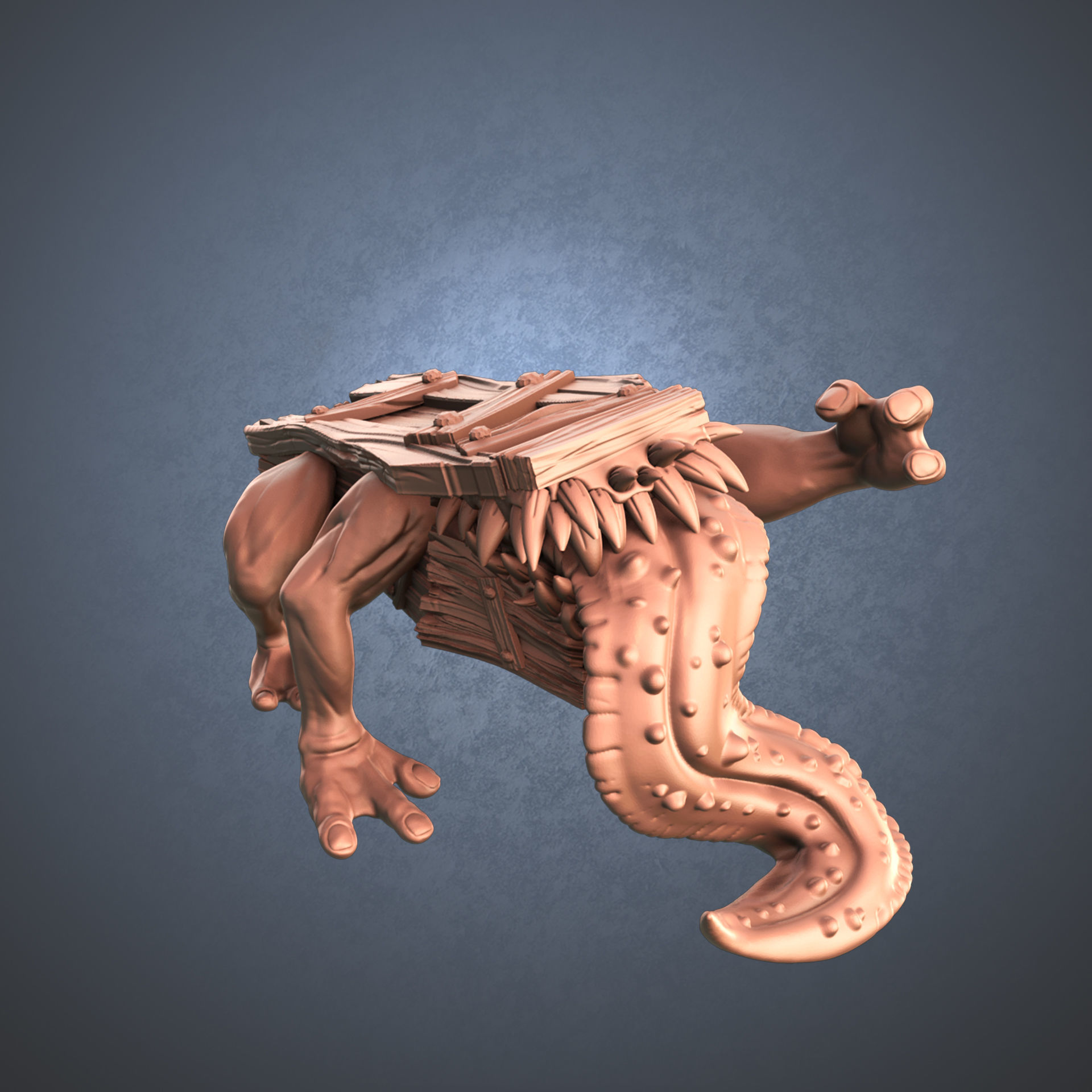 Coffin mimic 3D model 3D printable | CGTrader