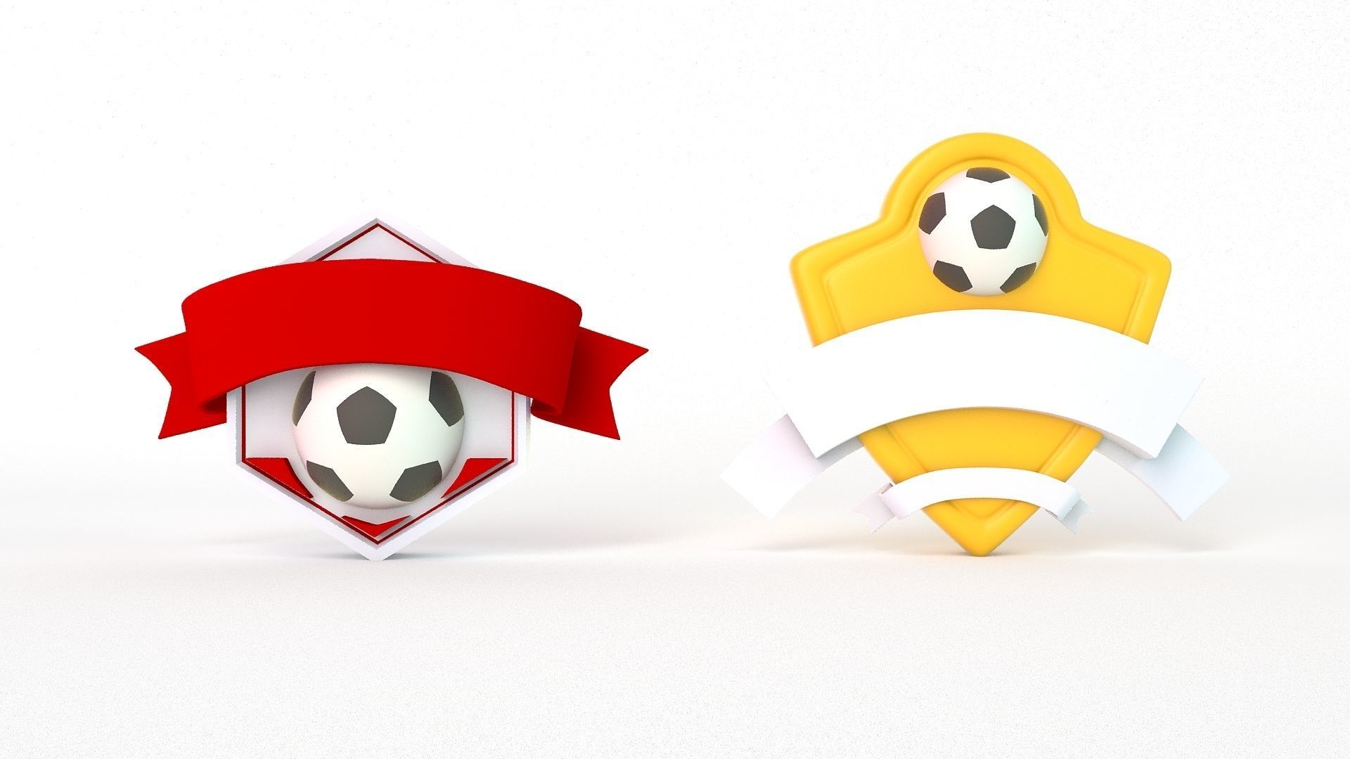 Football Frames Set 3D model | CGTrader
