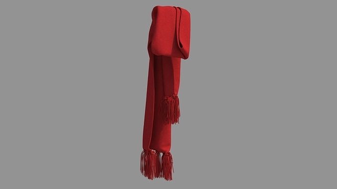 3D model Women scarf VR / AR / low-poly | CGTrader