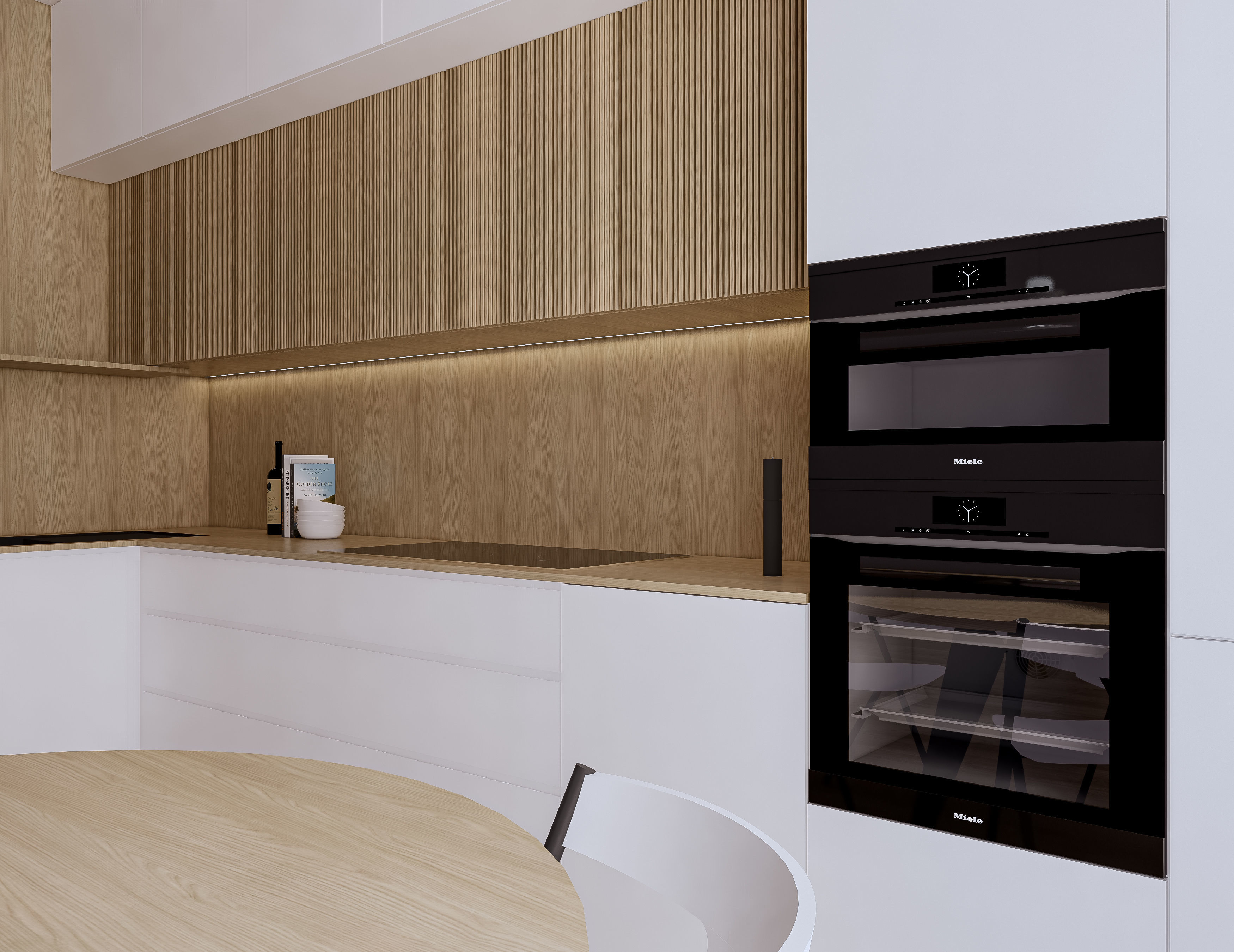 3D model Modern Kitchen Created in Revit 11 VR / AR / low-poly | CGTrader