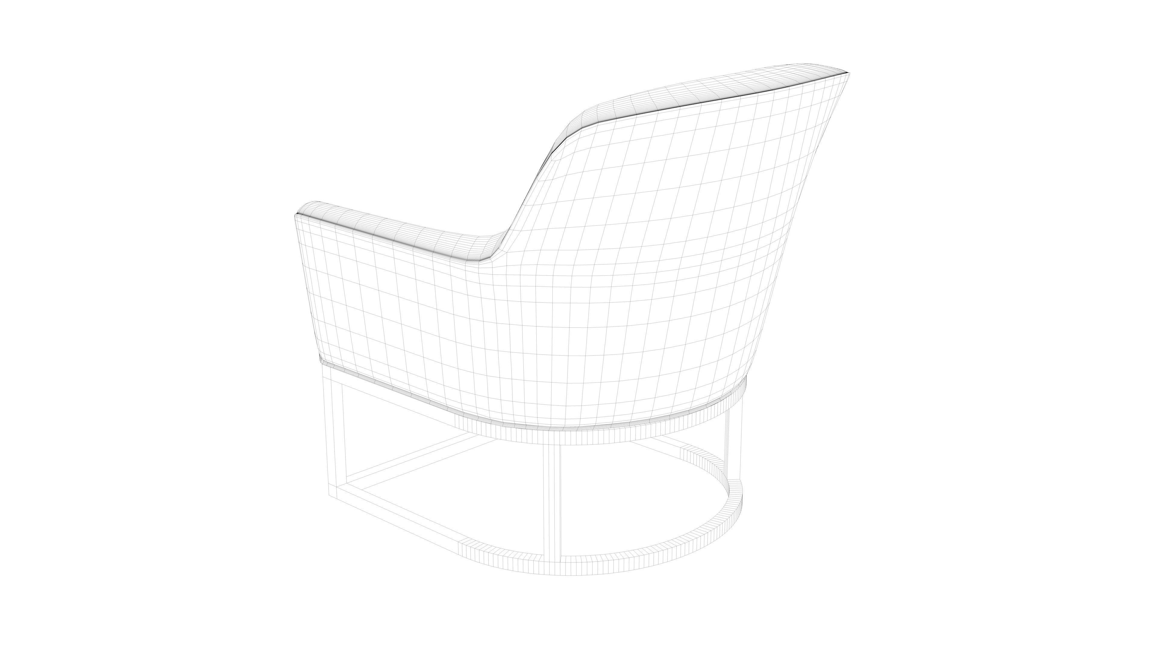 Lyndon Chair 3D model | CGTrader