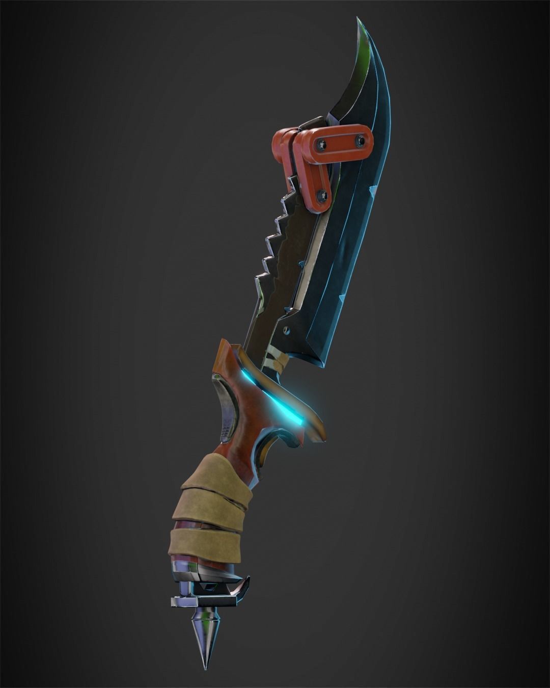 Overwatch 2 Junker Queen Knife for Cosplay 3D model 3D printable | CGTrader