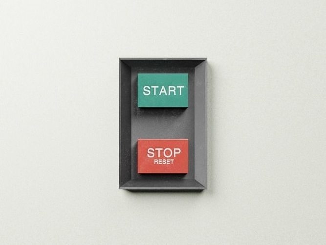 3D model On Off Buttons VR / AR / low-poly | CGTrader