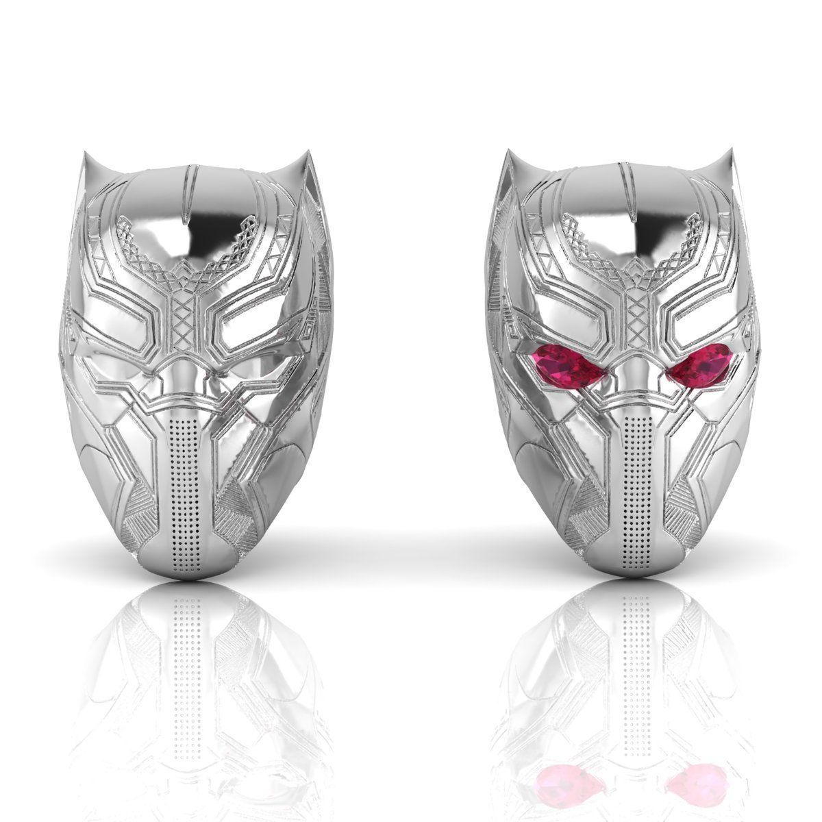Black Panther Mask 3DM STL OBJ model for 3D printing and CNC 3D model 3D printable | CGTrader