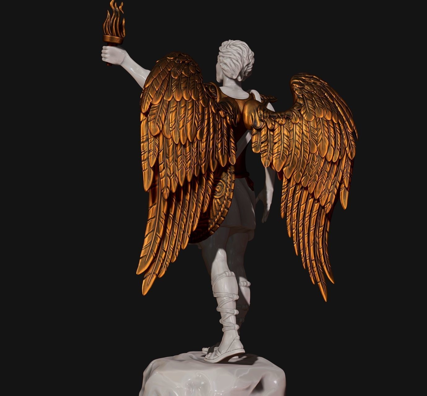 Gabriel Archangel - Metal - Wood - CNC Rounting and 3D model 3D ...