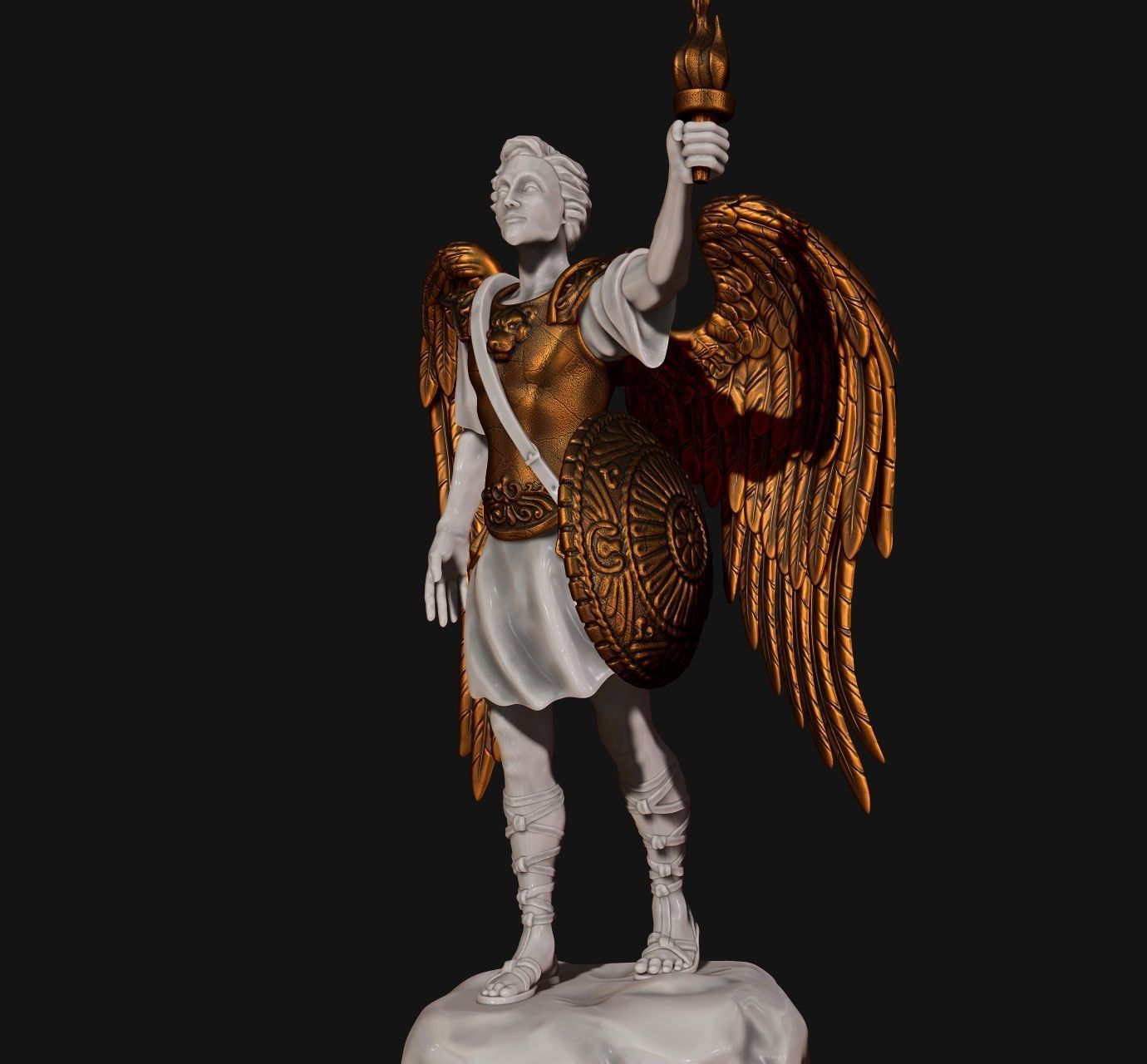 Gabriel Archangel - Metal - Wood - CNC Rounting and 3D model 3D ...