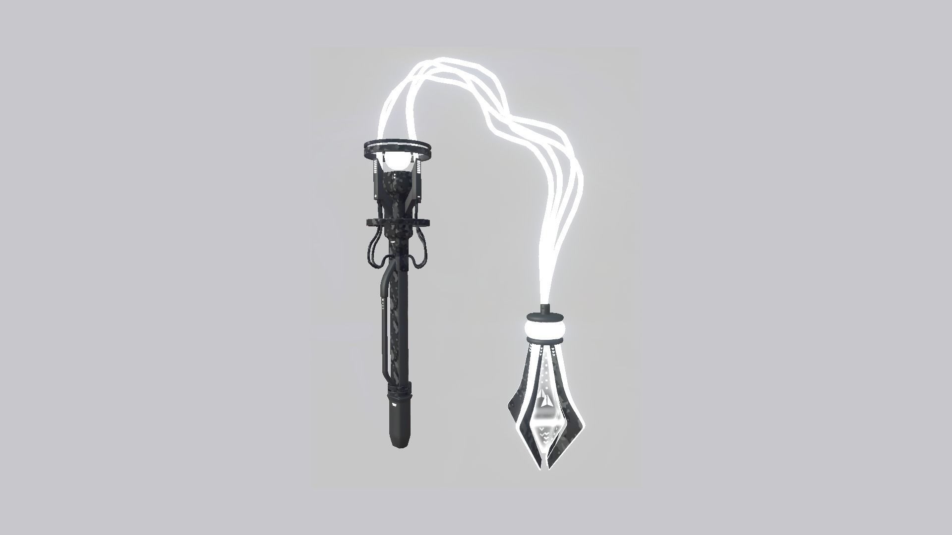 3D model SciFi Flail A09 Black Camouflage - Sci Fi Weapon Design VR ...