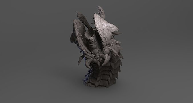 StarCraft2 Nydus Worm 3D model 3D printable | CGTrader