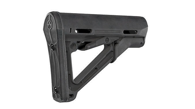 3D model MILITARY Game Ready Magpul CTR Carabine Stock VR / AR / low ...